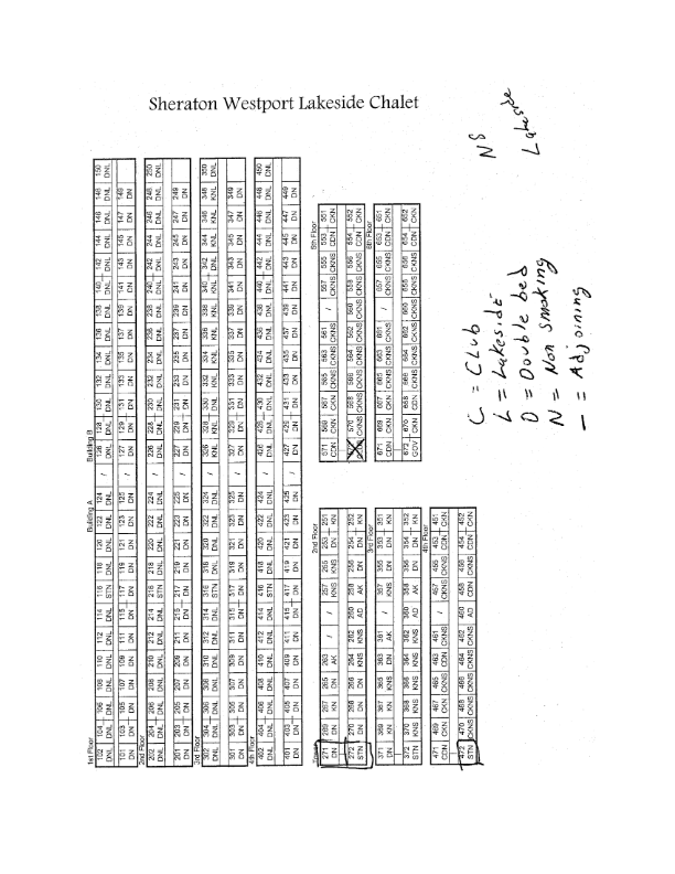 Sheraton official room layout – Gateway Mid-America Toy Show